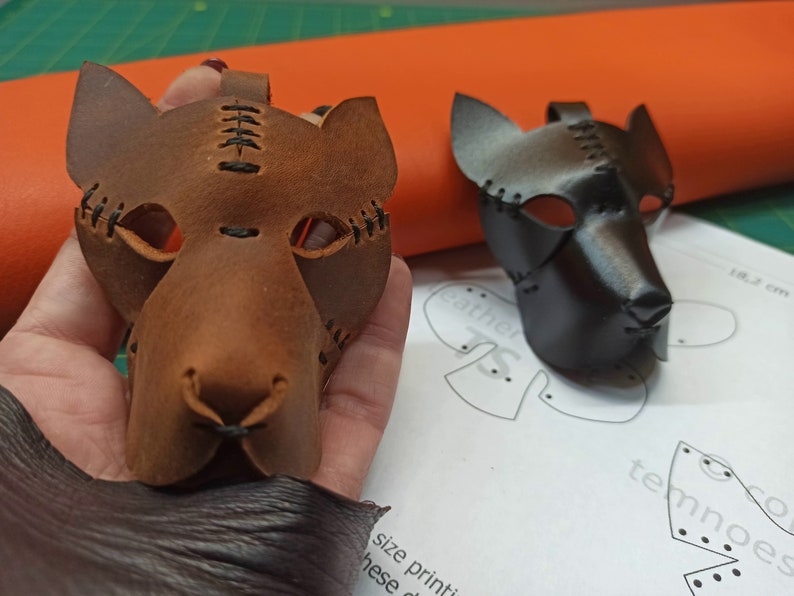 Leather Dog Keychain Pattern Beginners Leather Pattern PDF - Etsy