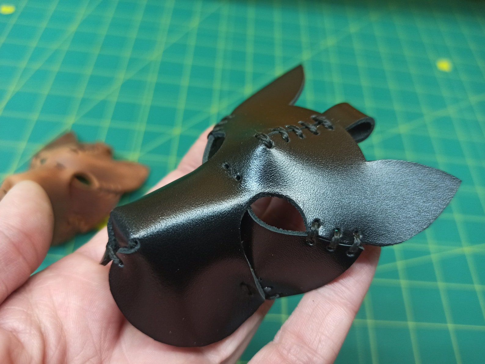 Leather Dog Keychain Pattern Beginners Leather Pattern PDF - Etsy