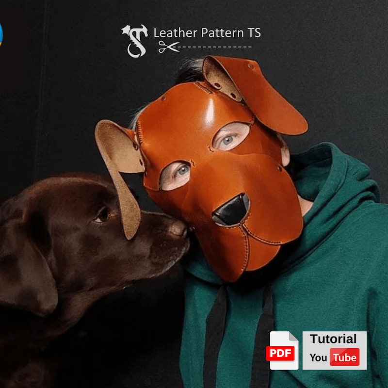 Puppy Play Mask - Etsy