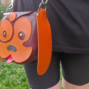 Leather Dog Walking Bag Pattern: Cute Treat Pouch and Waste Bag ...