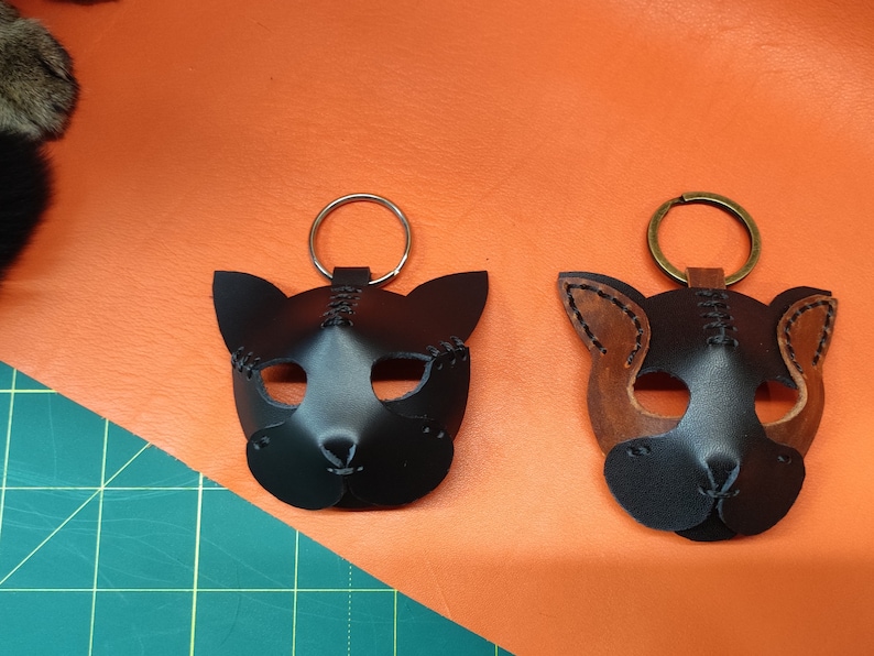 Leather Cat Pattern PDF Leather Key Template Beginners - Etsy