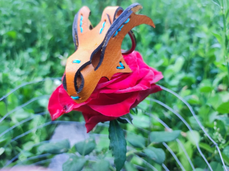 Leather Dragon Keychain Pattern Template Pattern PDF - Etsy