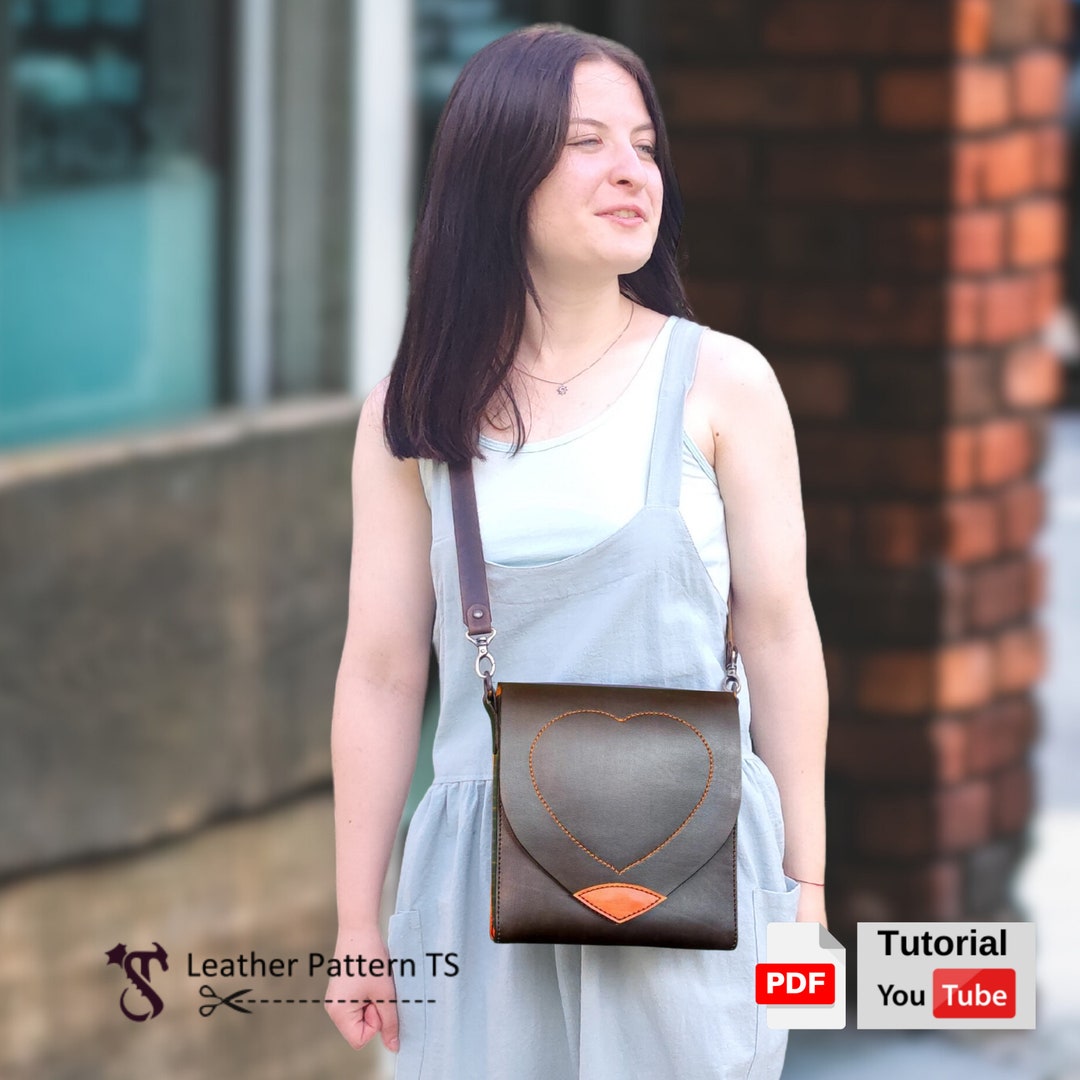 Transformer Leather Bag Base Pattern – DIY Crossbody Shoulder Bag (PDF ...