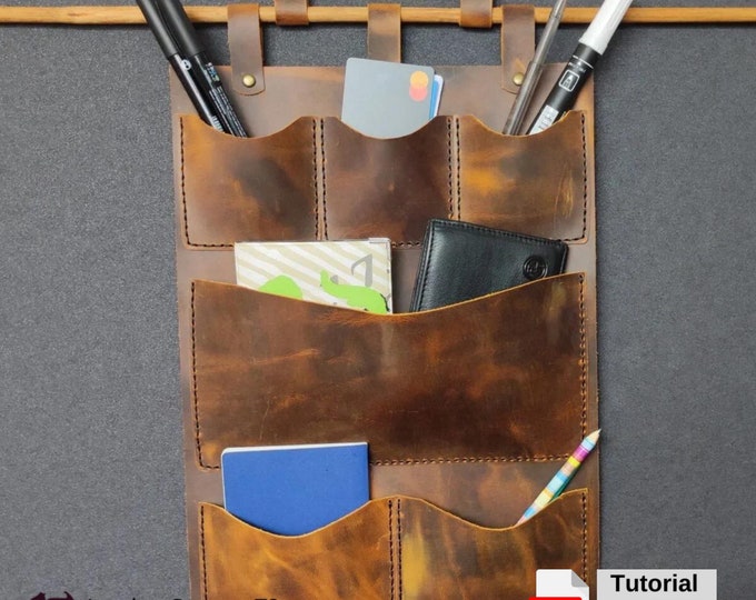 PDF Pattern for File Folder Pocket Organizer, File Pocket Wall Hanging ...