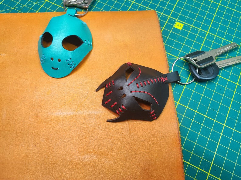Aliens Leather Keychain Pattern Template Leather Download - Etsy