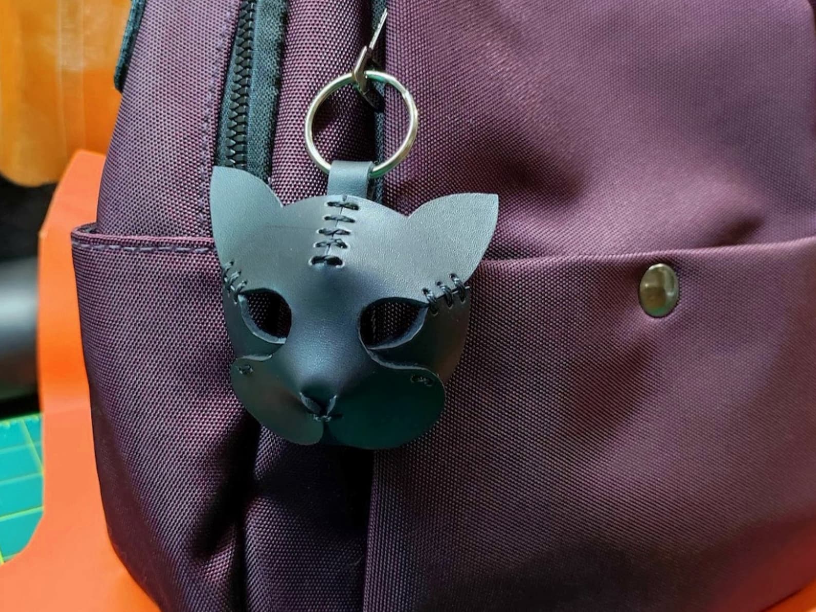 Leather Cat Pattern PDF Leather Key Template Beginners - Etsy