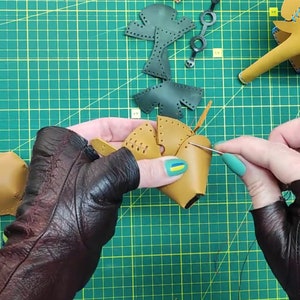 Leather Dog Pattern PDF Leather Pattern Backpack Keychain - Etsy