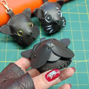 Leather Cat Pattern PDF - Leather Key Template - Leather Pattern ...