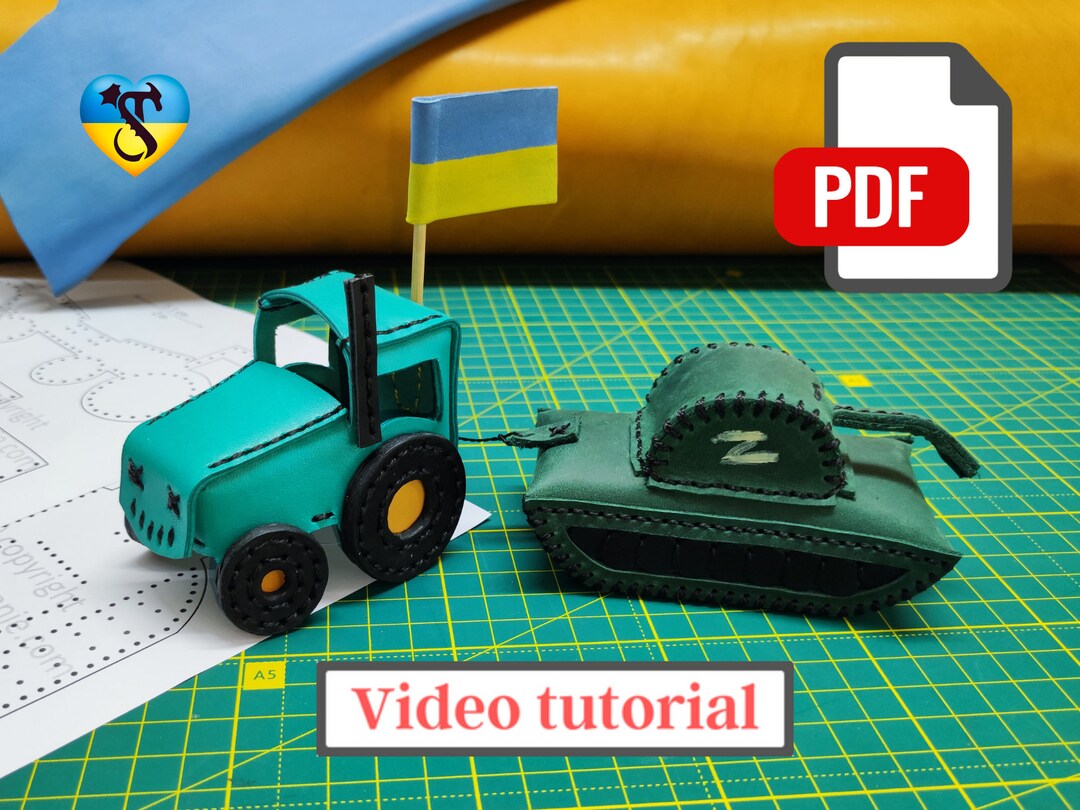 Ukrainian Tractor Pulling Tank Pattern Tractor Steals Tank Pdf - Etsy