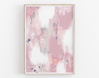 Pink painting | Etsy