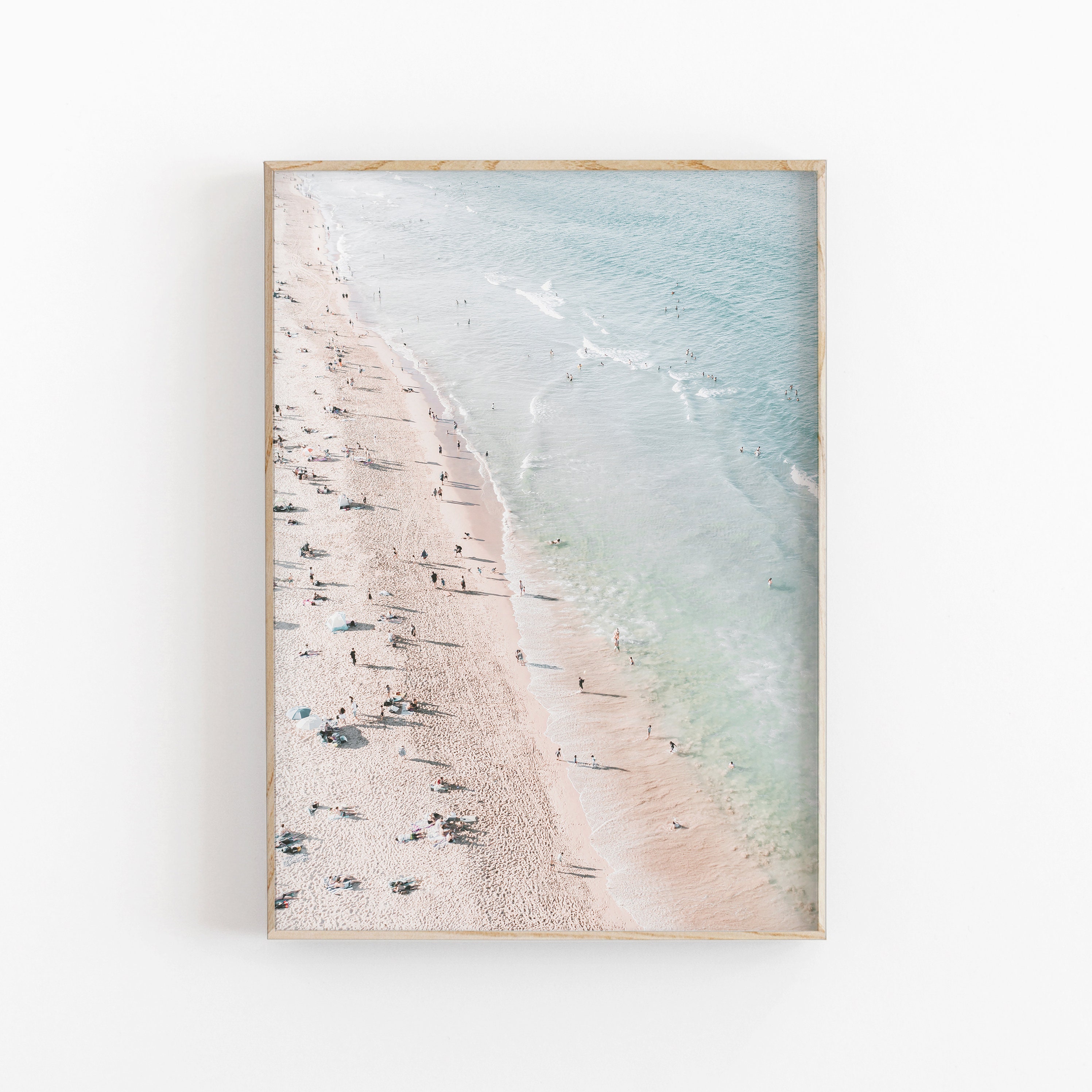 Beach Print Set of 3 Pastel Color Prints Coastal Printable | Etsy