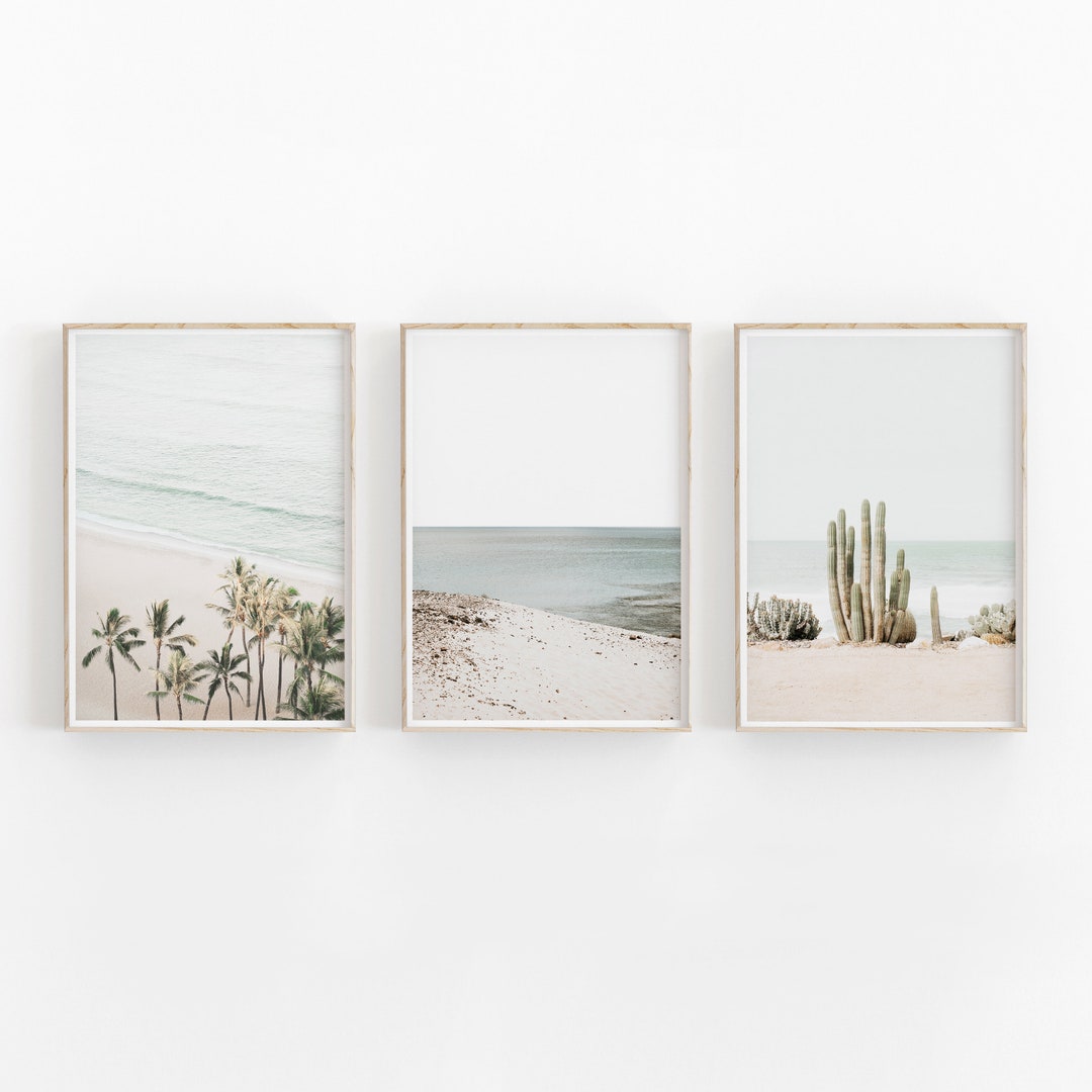 Set of 3 Prints, Beach Prints, Nature Print, Printable Art, INSTANT ...