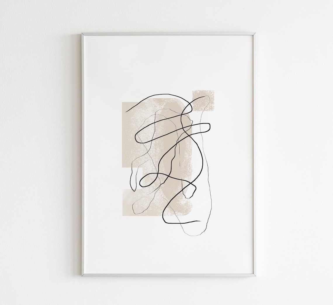 Abstract Print Geometric Art Printable Art INSTANT | Etsy