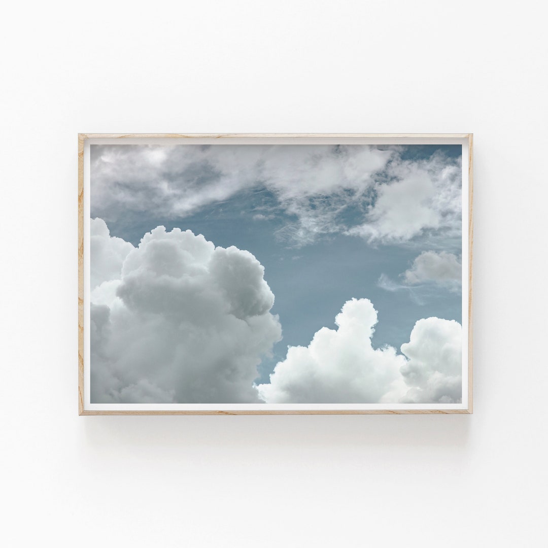 Clouds Print, Sky Wall Art, PRINTABLE Art, Photography, Printable Wall ...