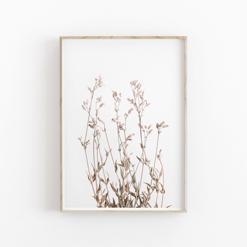 Botanical Print Wildflowers Art Farmhouse Art Modern | Etsy