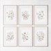 Farmhouse Watercolor Print Set of 6, Wildflowers Wall Art, PRINTABLE ...