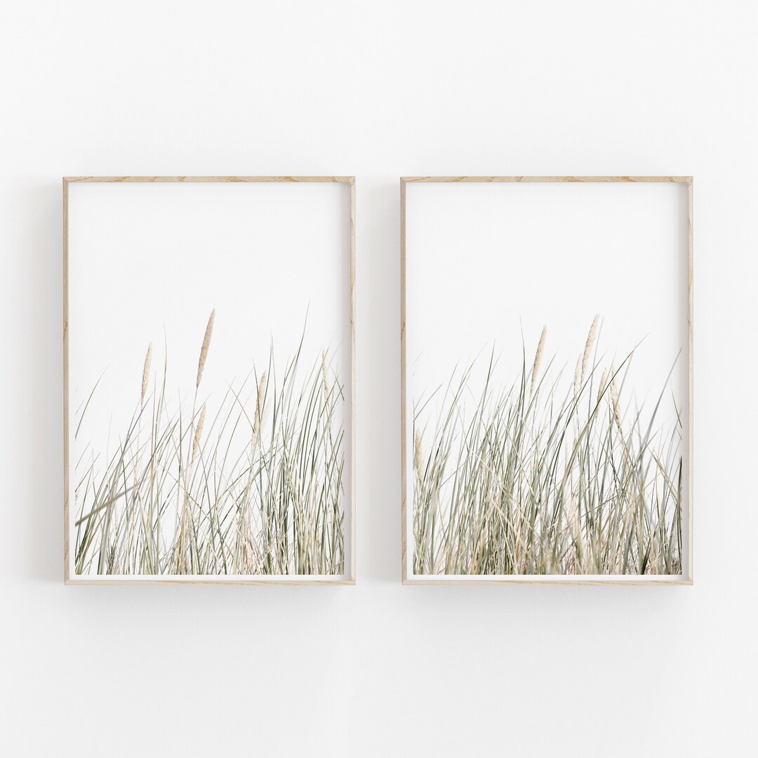Grass Print Set of 2, Botanical Print, Printable Art, INSTANT DOWNLOAD ...