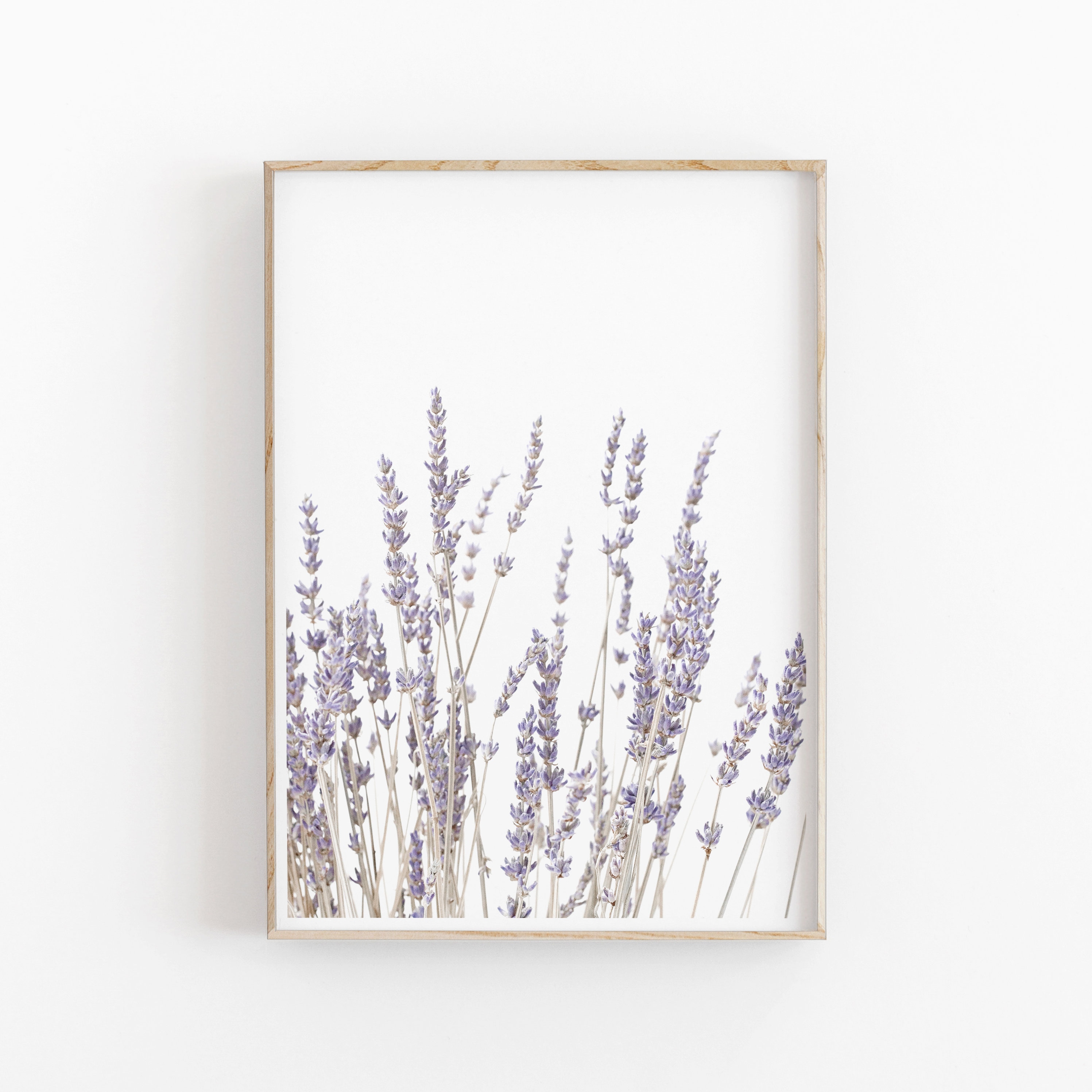 Lavender Print Set of 2 Botanical Print Printable Art | Etsy