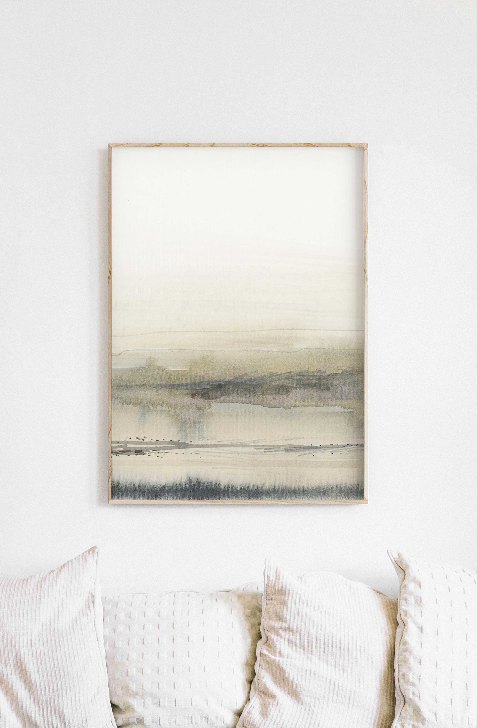 Beige Print Set of 3 Watercolor Print Printable Art INSTANT - Etsy