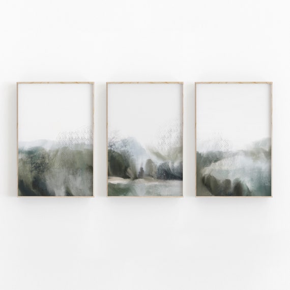 Abstract Landscape Print Set of 3 Abstract Print Printable | Etsy