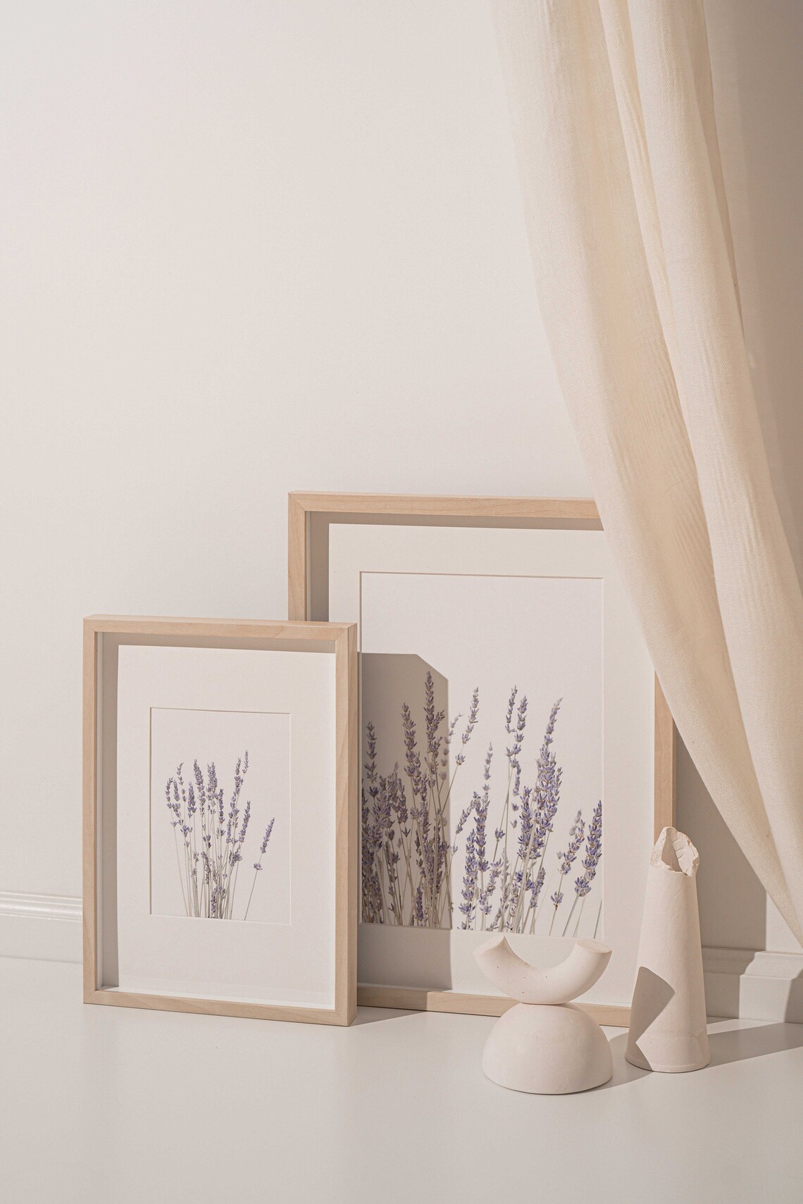 Lavender Print Set of 2 Botanical Print Printable Art | Etsy