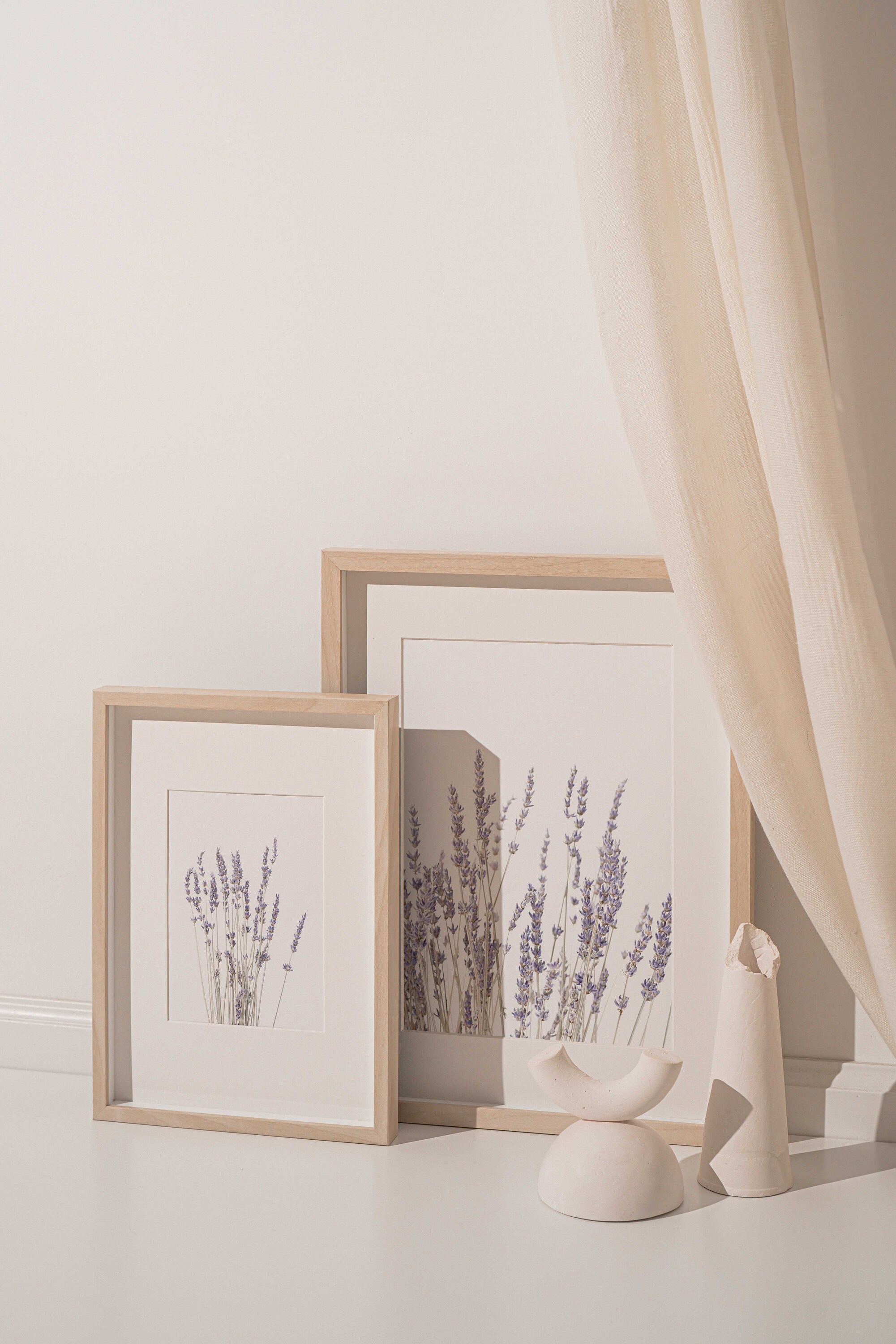 Lavender Print Set of 2 Botanical Print Printable Art | Etsy
