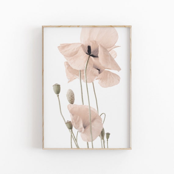 Poppies Print Instant Art INSTANT DOWNLOAD Modern | Etsy