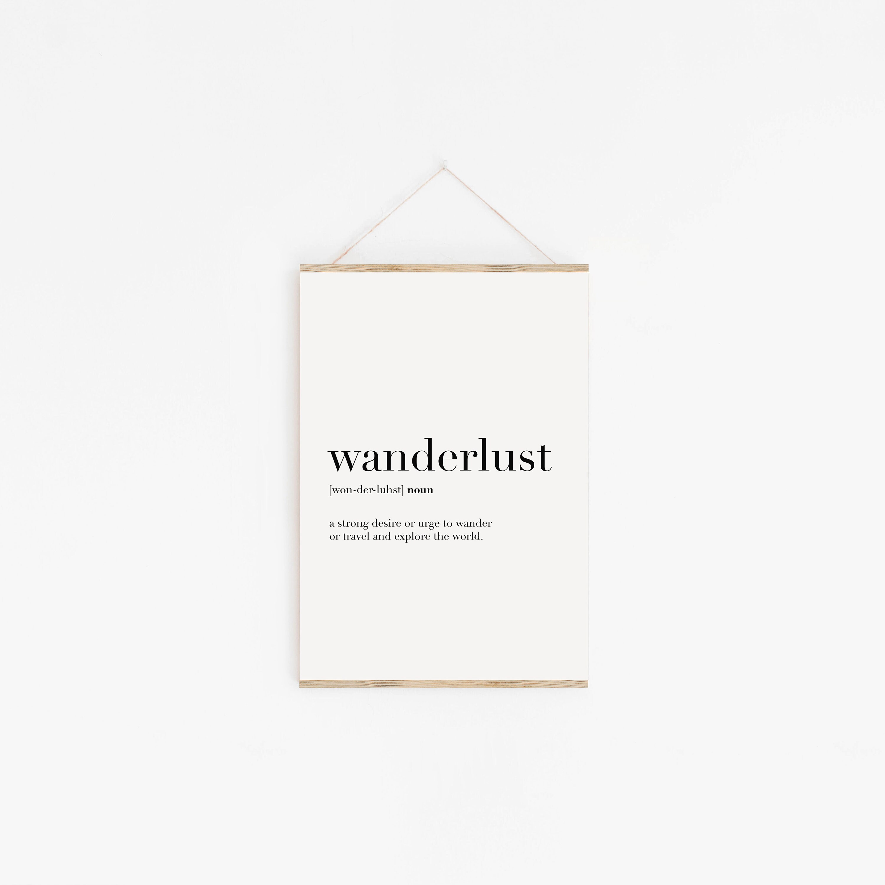 Wanderlust Definition Quote Printable Typography Art INSTANT - Etsy ...