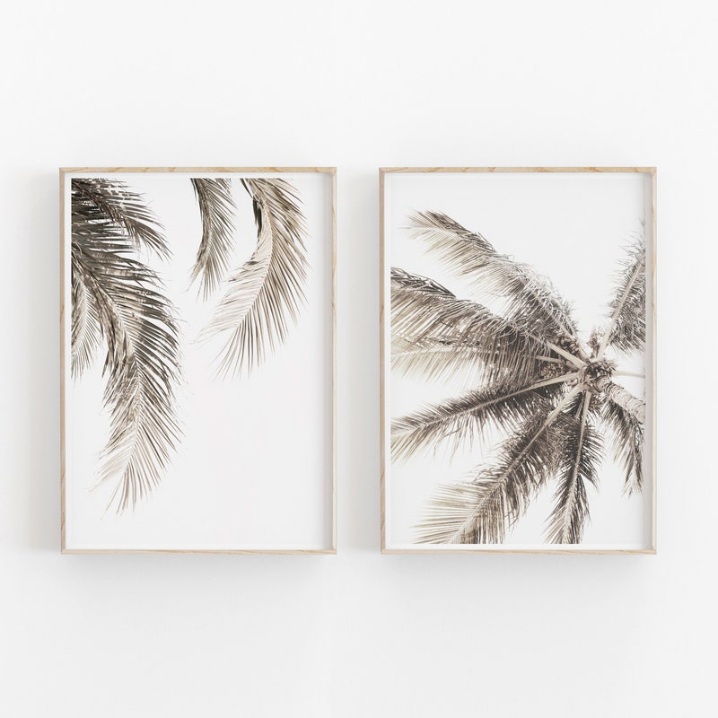 Palm Leaf Print - Etsy