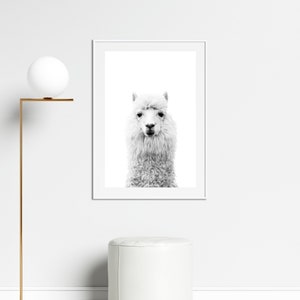 Llama Print, Alpaca Art, INSTANT DOWNLOAD, Modern Minimalist Poster ...