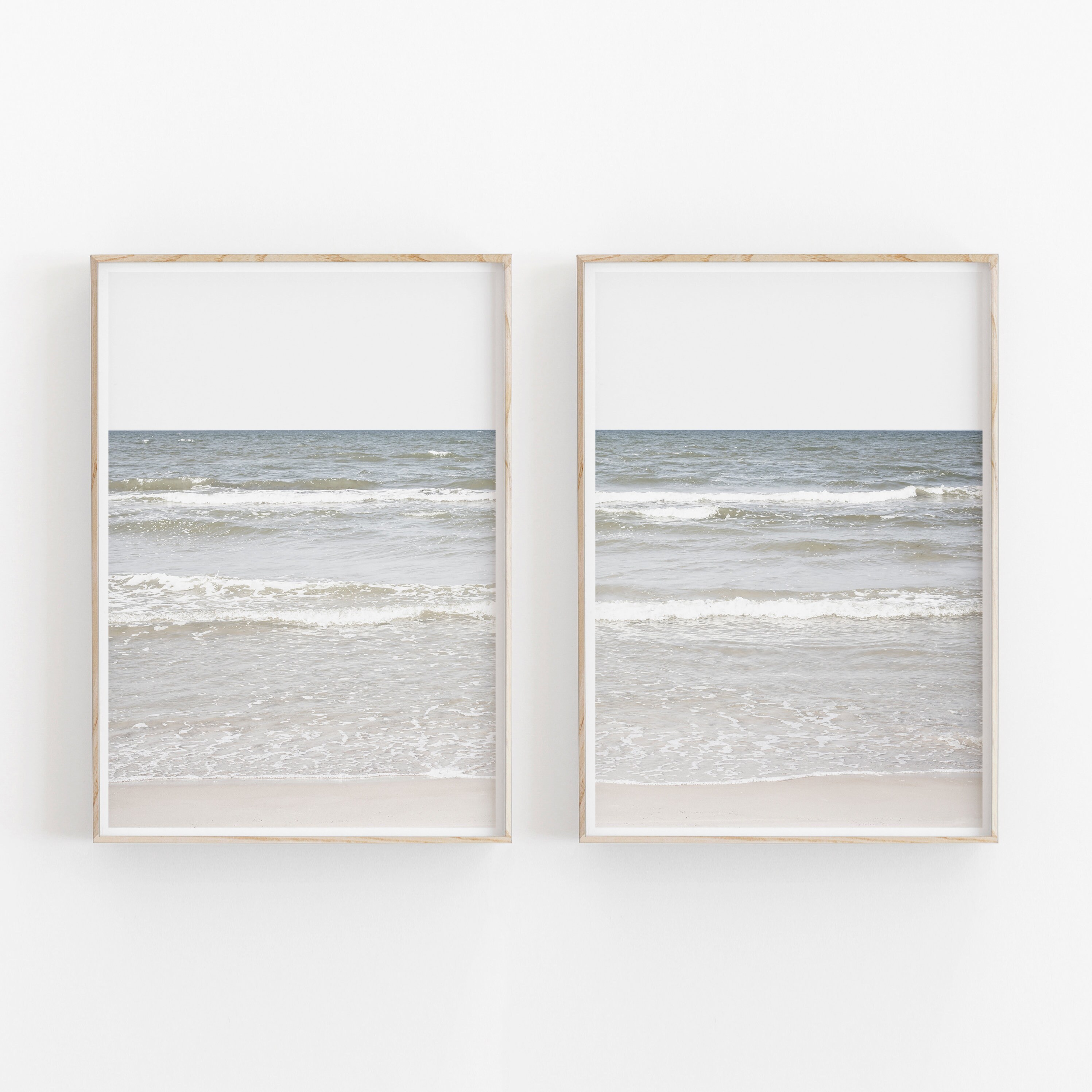 Beach Print Set of 2 Instant Art INSTANT DOWNLOAD Modern | Etsy