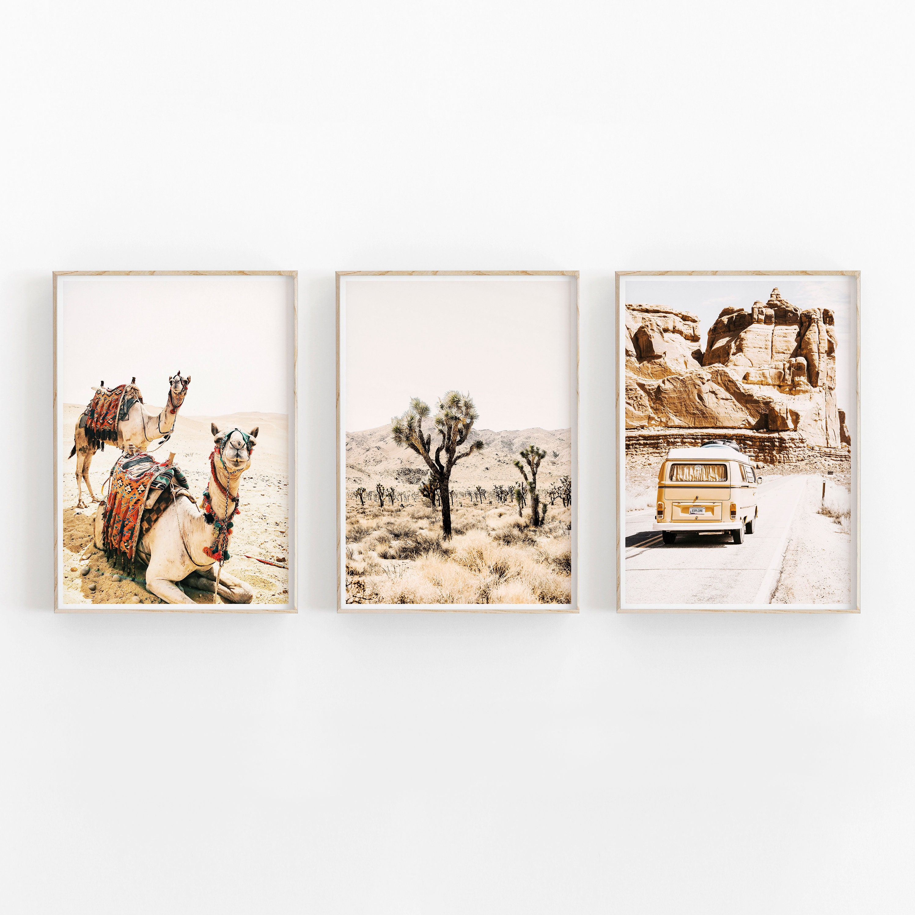 Desert Print Set of 3 Nature Print Printable Art INSTANT | Etsy