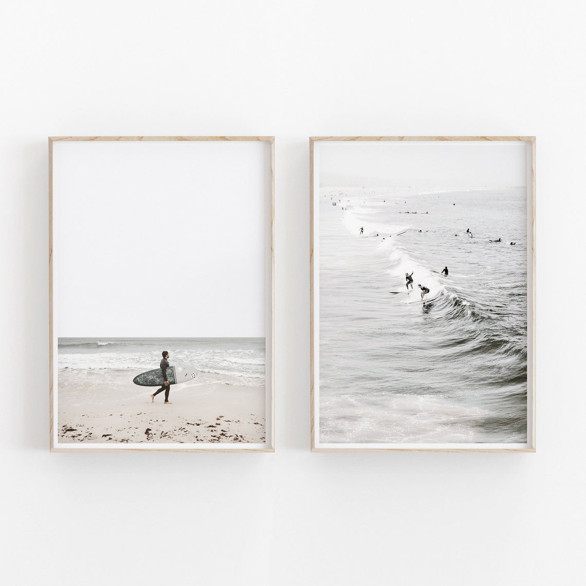 Beach Print Set of 2 Instant Art INSTANT DOWNLOAD Modern | Etsy