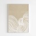 Line Art Set of 2 Beige Abstract Print Printable Art - Etsy