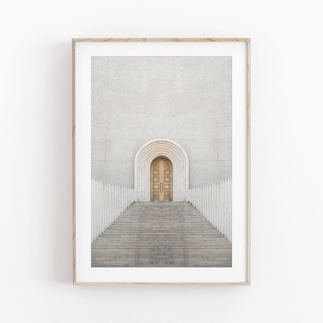 Arch Door Print, Stairs Architecture Wall Art, PRINTABLE Art ...