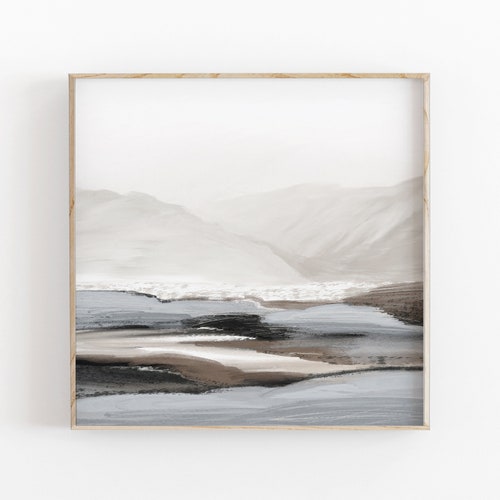 Abstract Landscape Print Watercolor Painting Print Printable - Etsy