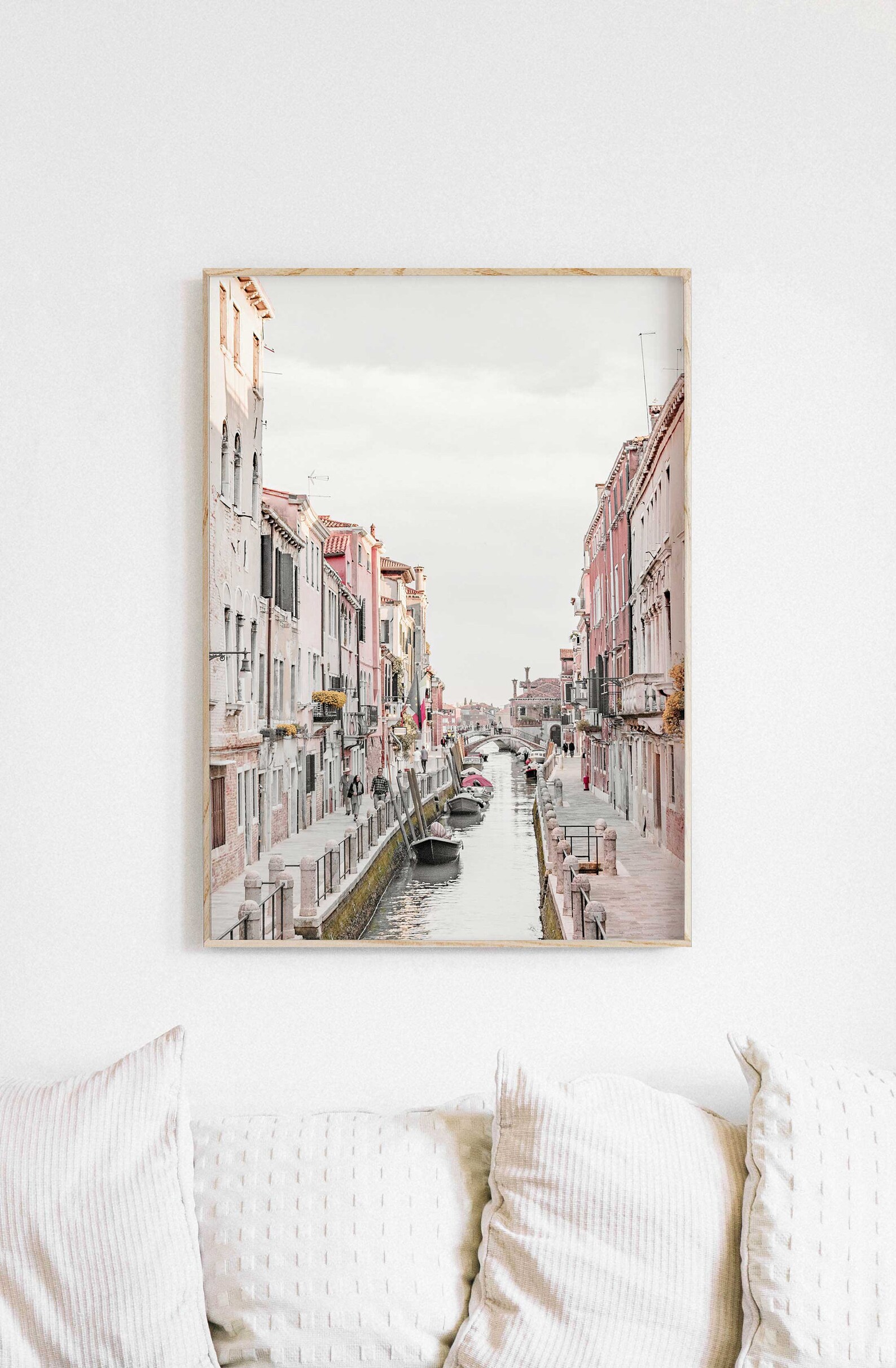 Pink Venice Print Set of 3 Italy City Print Printable Art | Etsy
