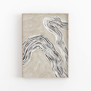 Abstract Print Line Drawing Print Printable Art INSTANT - Etsy