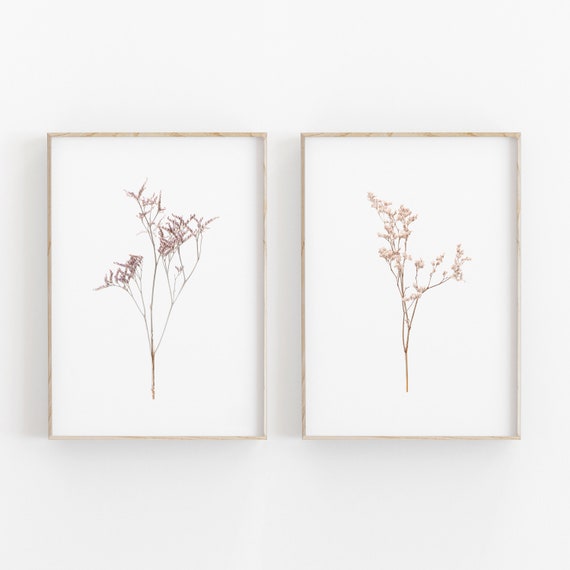 Botanical Print Set of 2 Dried Grass Print Printable Art - Etsy