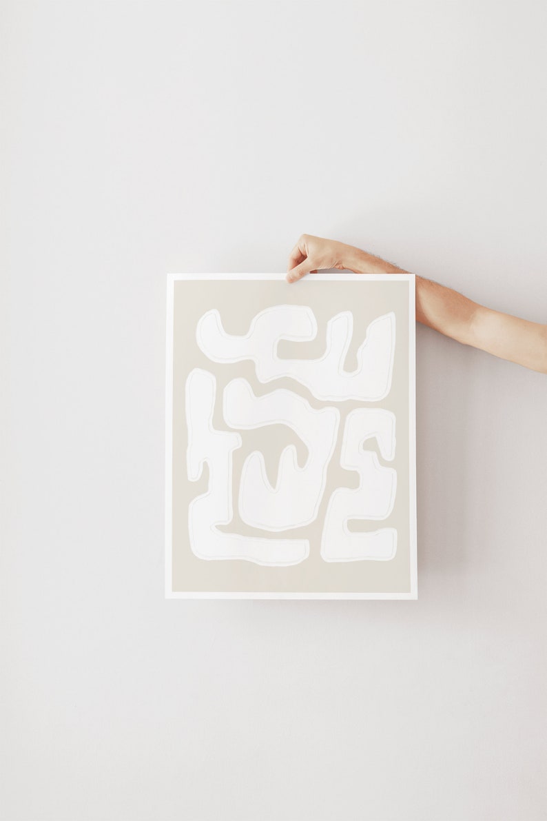 Abstract Print Line Drawing Print Printable Art INSTANT | Etsy