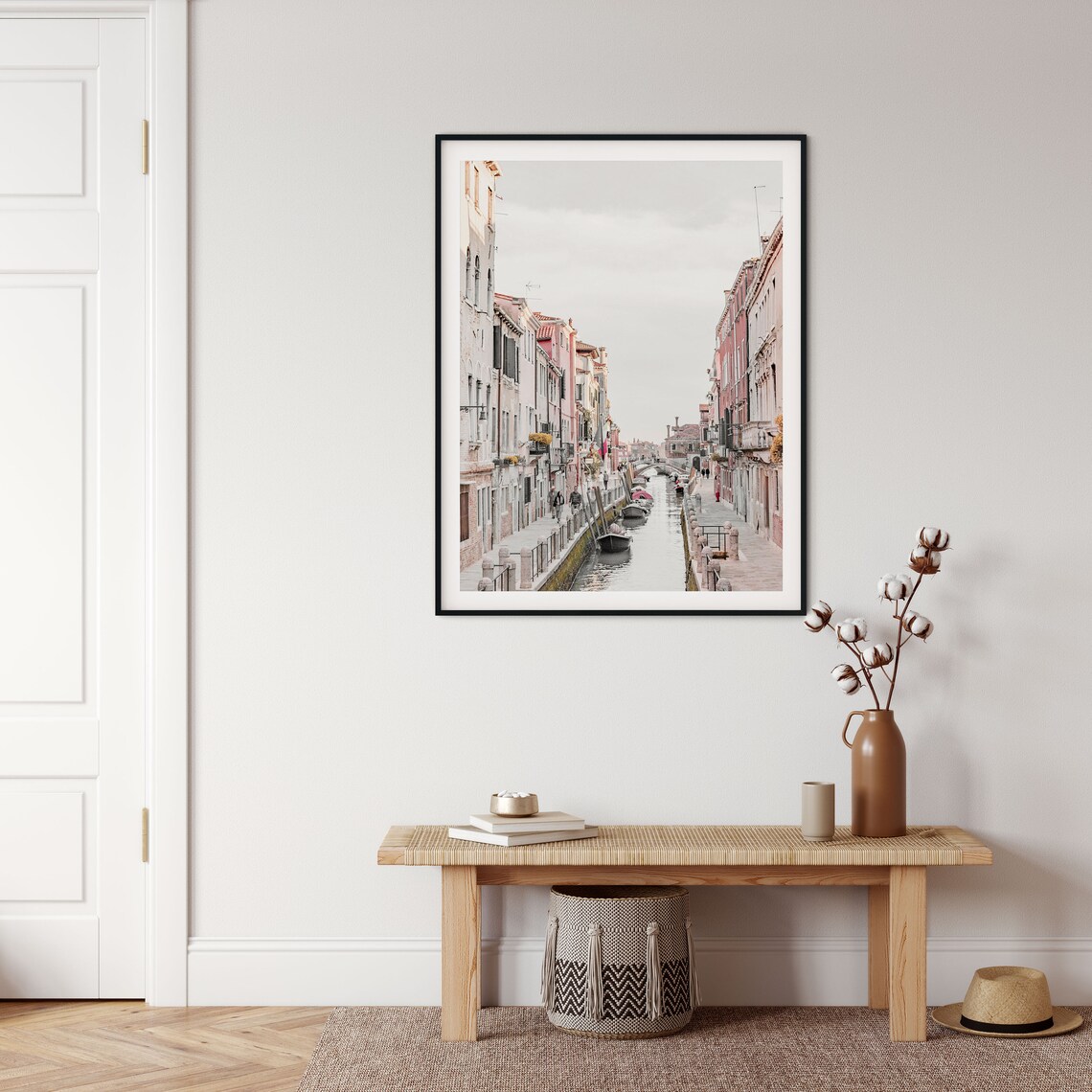 Pink Venice Print Instant Art INSTANT DOWNLOAD Modern | Etsy