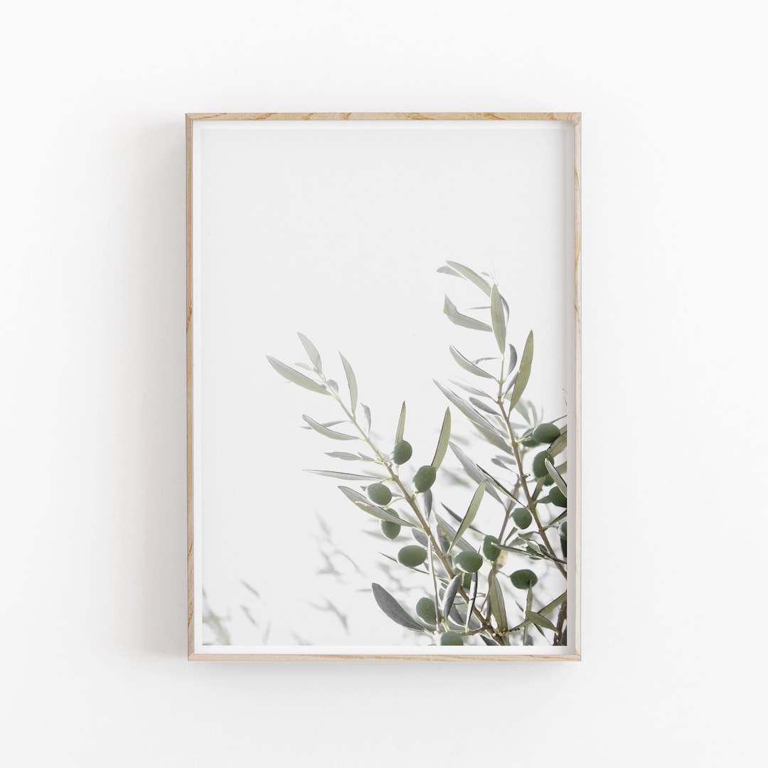 Olive Branch Print, Botanical Print, Instant Art, INSTANT DOWNLOAD ...
