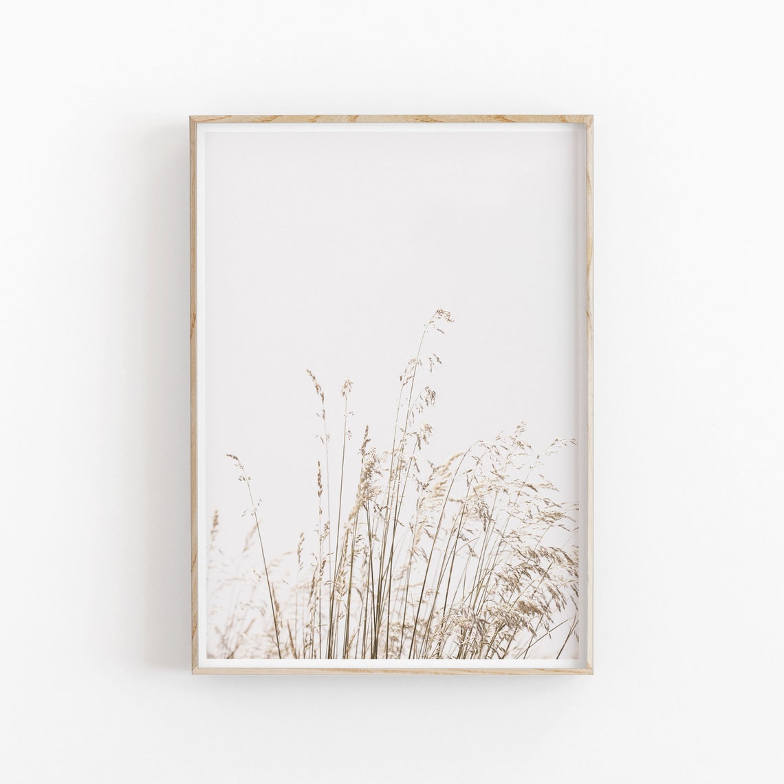 Botanical Print Dried Grass Art Farmhouse Art Modern - Etsy