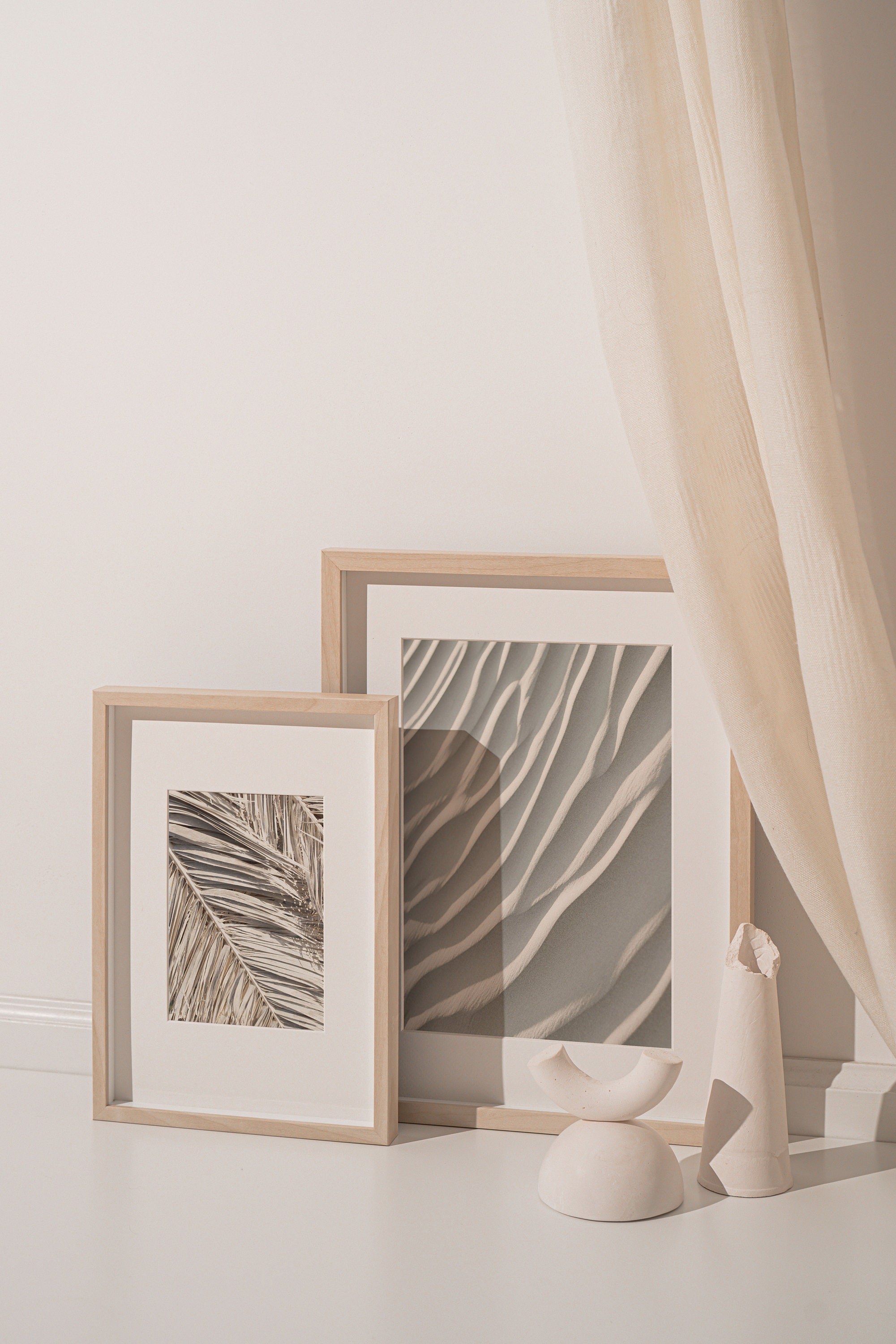 Beige Print Set of 2 Botanical Print Printable Art INSTANT - Etsy