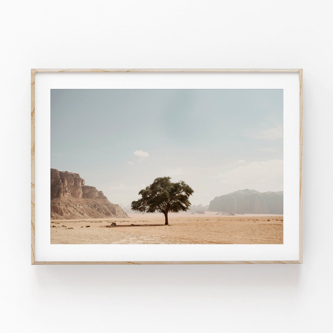Desert Landscape Print, Tree Print, Instant Art, INSTANT DOWNLOAD ...