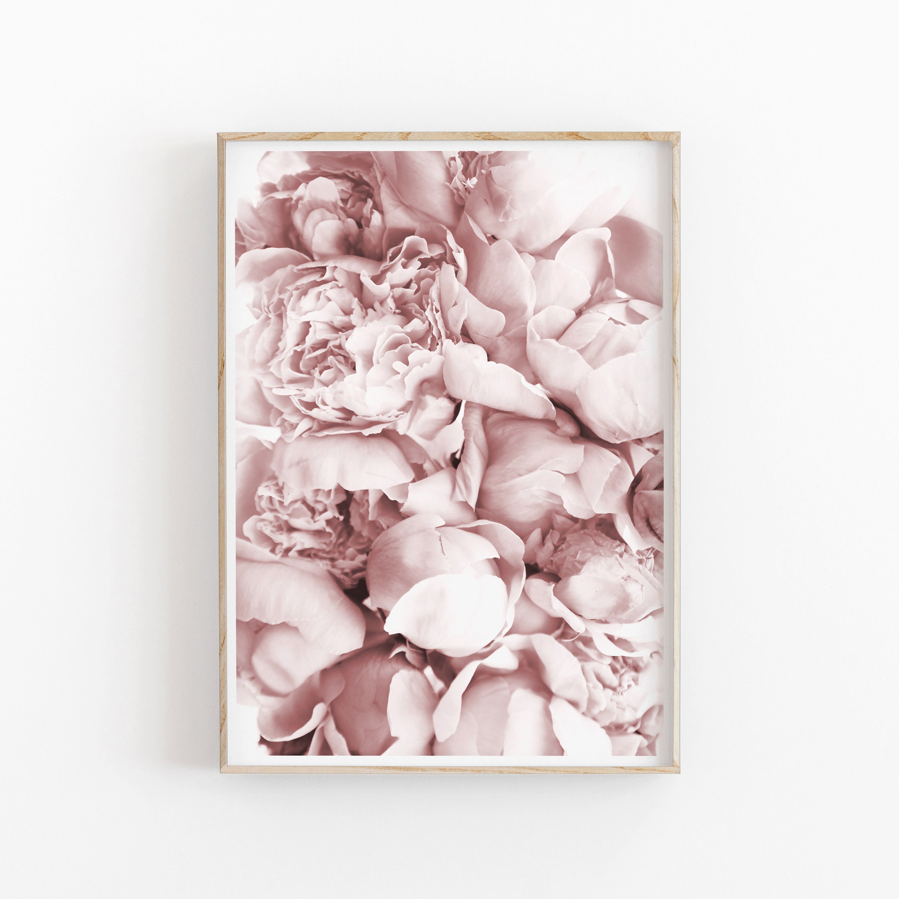 Peony Print Set of 3 Flower Print Printable Art INSTANT - Etsy