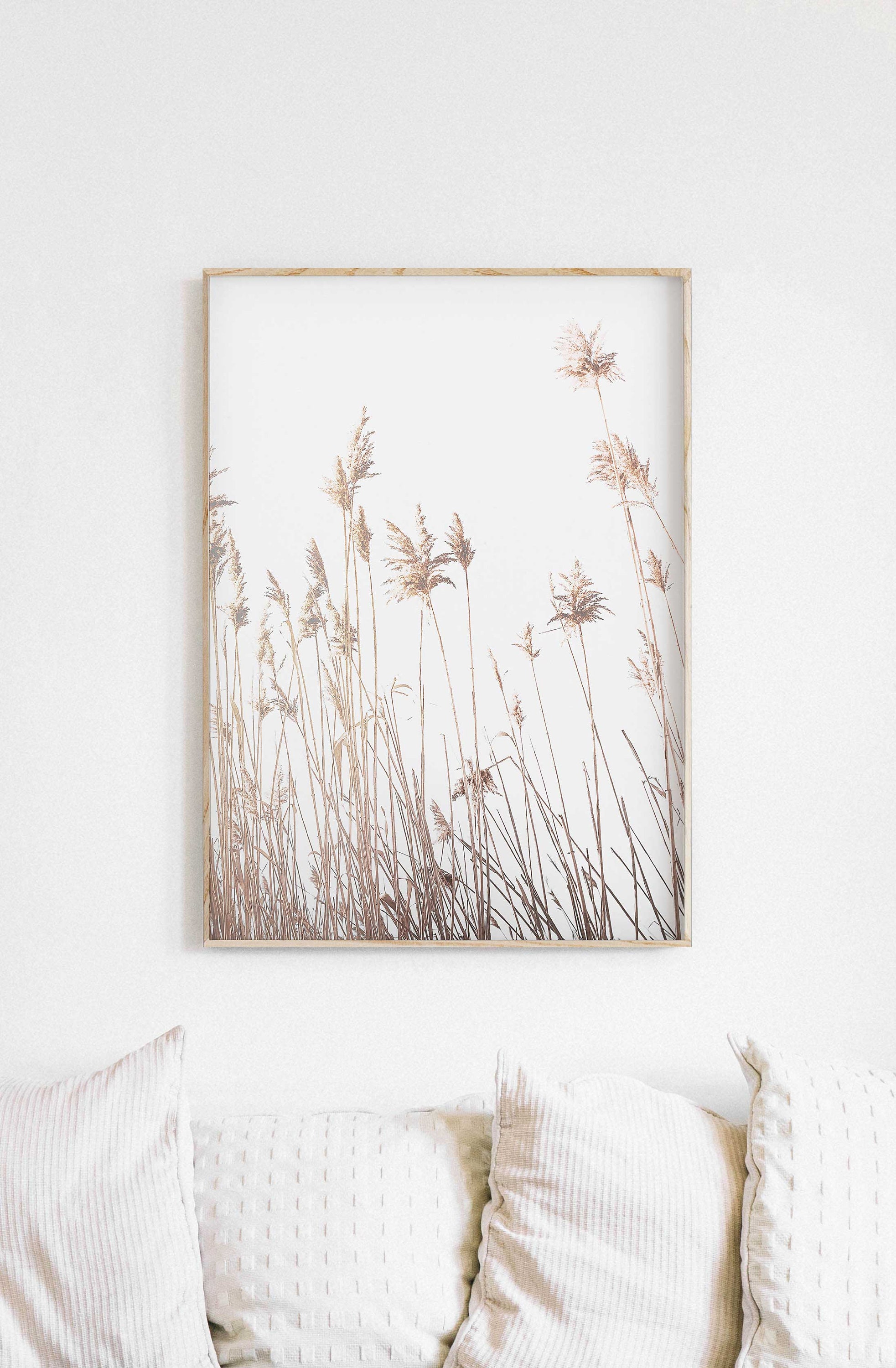 Botanical Print Set of 3 Dried Grass Print Printable Art - Etsy