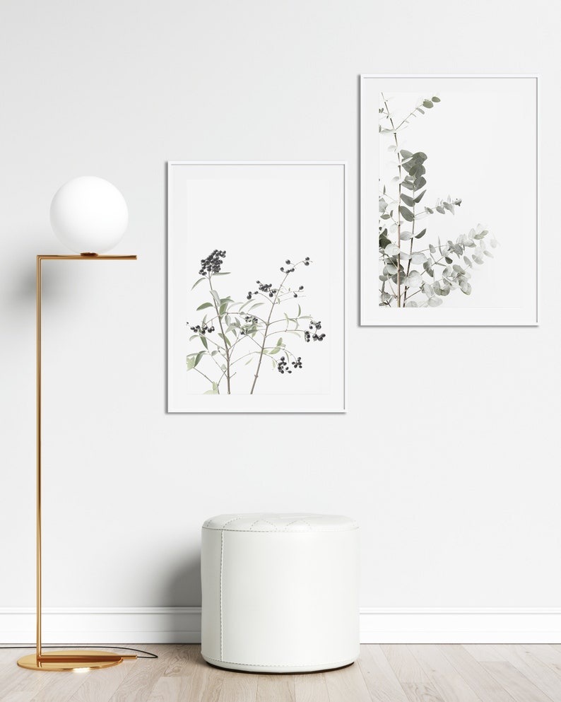 Botanical Print Set of 2 Instant Art INSTANT DOWNLOAD | Etsy