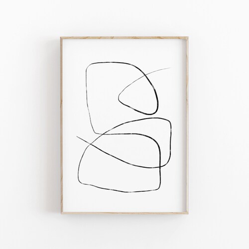 Line Drawing Print Minimalist Poster Minimalist Art Line | Etsy