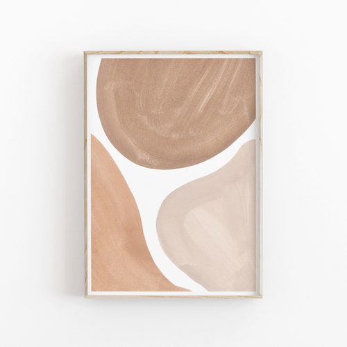 Abstract Print Beige Watercolor Print Printable Art INSTANT - Etsy